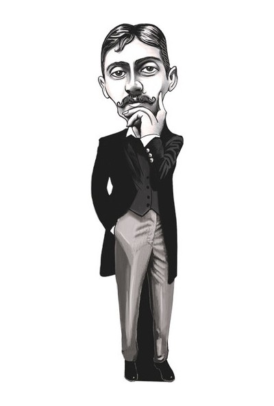 Marcel Proust Karikatür Ayraç Marcel Proust Karikatür Ayraç