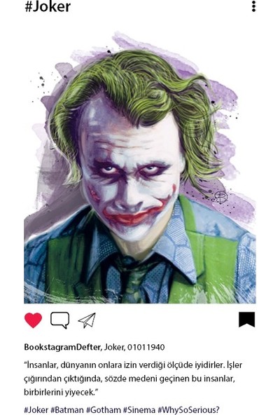 Joker - Bookstagram Defter