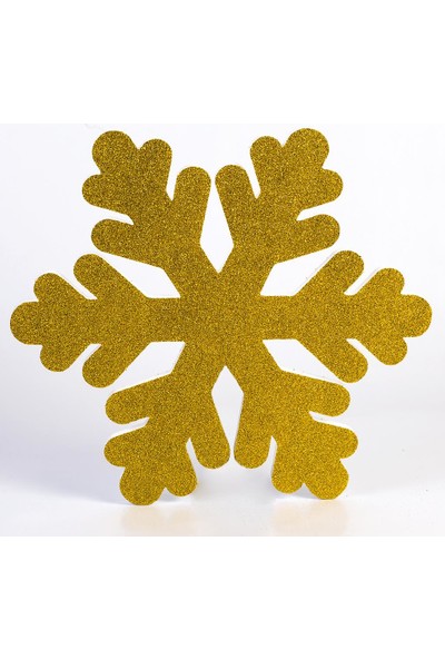 Event Party Store Yılbaşı Strafor Kar Tanesi Gold 48 cm x 48 cm Event Party Store Yılbaşı Strafor Kar Tanesi Gold 48 cm x 48 cm