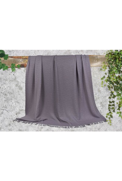 Aksu Pure Collection Tek Kişilik Yazlık Örtü Lila
