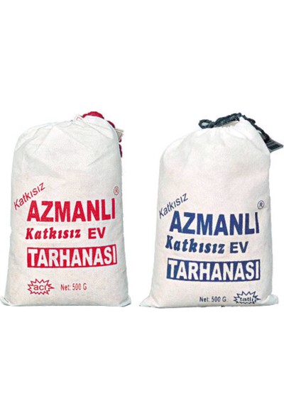 Azmanlı Acı Tarhana ve Azmanlı Tatlı Tarhana - 500 gr 2' li