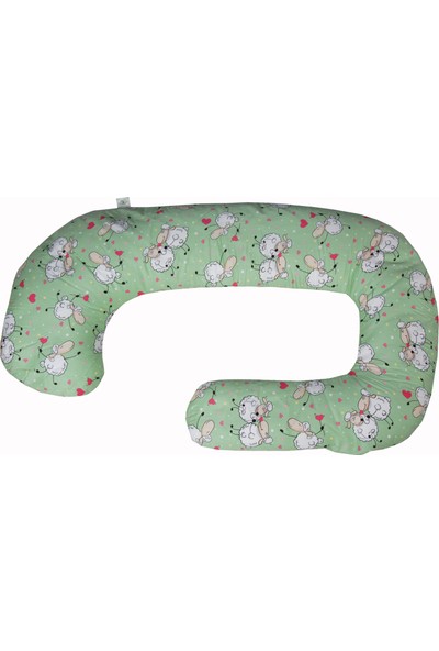 Ninniline Avantgarde Hamile ve Emzirme Yastığı / Yeşil-Kuzu Ninniline Avantgarde Hamile ve Emzirme Yastığı / Yeşil-Kuzu