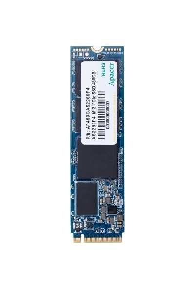 Apacer AS2280P4 480GB 3200-2000MB/s M.2 PCIe (NVMe) SSD AP480GAS2280P4-1