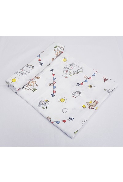 Dp Home Müslin Örtü Çiftlik