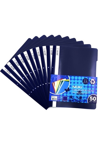 Noki Telli Dosya Xl Lacivert 50 Li