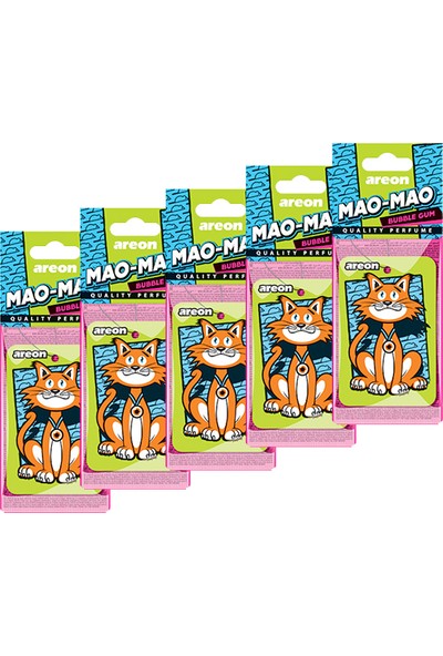 Areon Mao Mao Bubble Gum ''5'li̇ Paket'' (Oto Kokusu) Areon Mao Mao Bubble Gum ''5'li̇ Paket'' (Oto Kokusu)