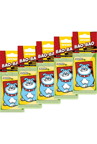 Areon Bao Bao Vanilla ''5'li̇ Paket'' (Oto Kokusu) Areon Bao Bao Vanilla ''5'li̇ Paket'' (Oto Kokusu)