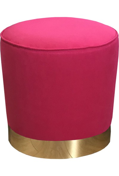 Bubi Parlak Gold Silindir Puf Bubi Parlak Gold Silindir Puf