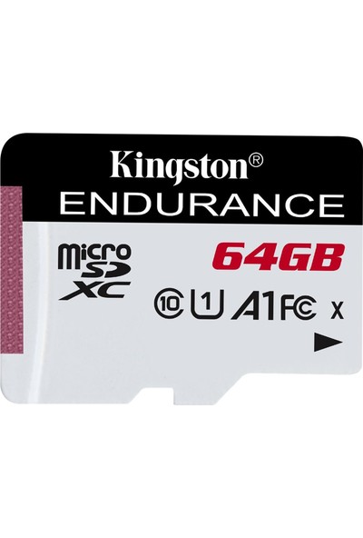 Kingston High Endurance 64GB Micro SD 95MB/S UHS-I / SDCE/64GB Kingston High Endurance 64GB Micro SD 95MB/S UHS-I / SDCE/64GB