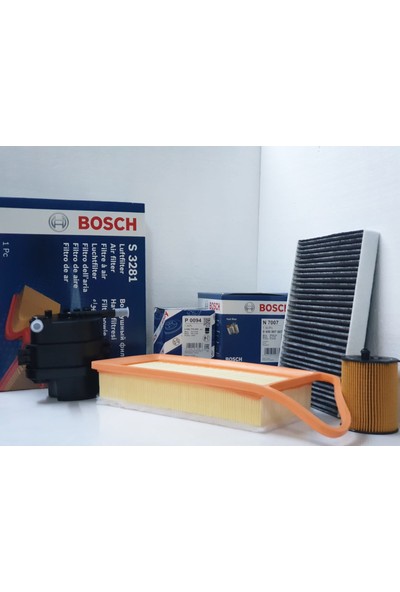 Bosch + Waben Ford Fiesta 1.4 Tdcı Euro 4 Filtre Bakım Seti 4'lü (2002-2011) Bosch + Waben Ford Fiesta 1.4 Tdcı Euro 4 Filtre Bakım Seti 4'lü (2002-2011)