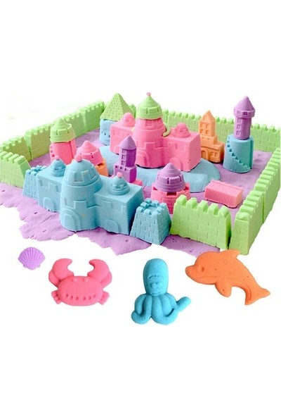 Heroes Kinetik Kum - 2 Renk 2 kg + Oyun Kalıpları Hediye