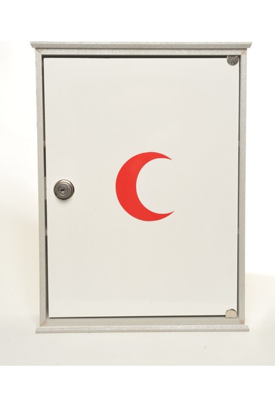 Selena Kilitli Ahşap Ecza Dolabı