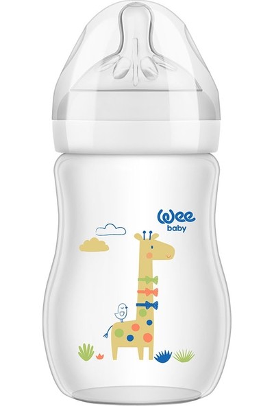 Wee Baby Natural PP Biberon 250 ml - ZÜRAFA Wee Baby Natural PP Biberon 250 ml - ZÜRAFA