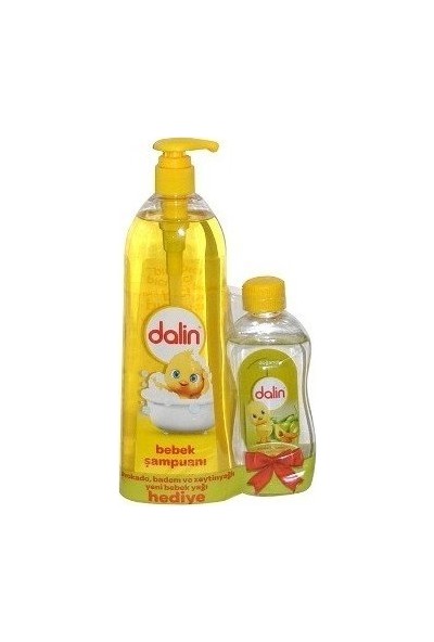 Dalin 750 ml Bebek Şampuanı + Dalin Bebek Yağı 100 ml Dalin 750 ml Bebek Şampuanı + Dalin Bebek Yağı 100 ml
