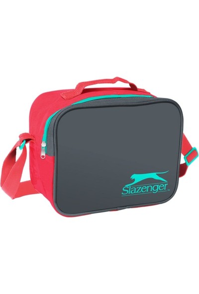 Yaygan Slazenger Pembe/gri Tek Bölme Beslenme Çanta - Yaygan