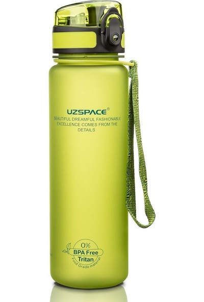 Uzspace 3026 - 500 ml Yeşil Tritan Kırılmaz Matara/suluk Uzspace 3026 - 500 ml Yeşil Tritan Kırılmaz Matara/suluk
