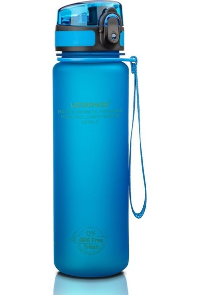 Uzspace 3026 - 500 ml Mavi Tritan Kırılmaz Matara/suluk Uzspace 3026 - 500 ml Mavi Tritan Kırılmaz Matara/suluk