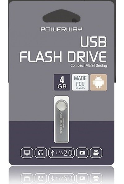 Powerway 4GB USB 2.0 Flash Bellek Pw-4gb