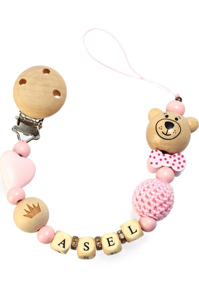 Sahi Aksesuar Isimli Emzik Zinciri - Emzik Askısı - Bebek Hediyesi BEZ13 Sahi Aksesuar Isimli Emzik Zinciri - Emzik Askısı - Bebek Hediyesi BEZ13