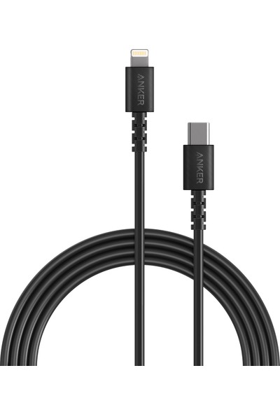 Anker PowerLine Select USB-C To iPhone Lightning Şarj/Data Kablosu 1.8 m MFI Lisanslı - Siyah A8612 Anker PowerLine Select USB-C To iPhone Lightning Şarj/Data Kablosu 1.8 m MFI Lisanslı - Siyah A8612