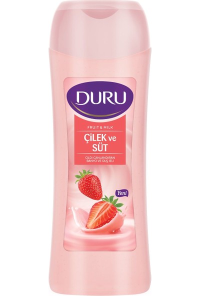 Duru Fruit & Milk Çilek ve Süt Duş Jeli 450 ml