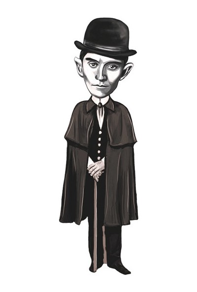 Franz Kafka (Karikatür) - Ayraç