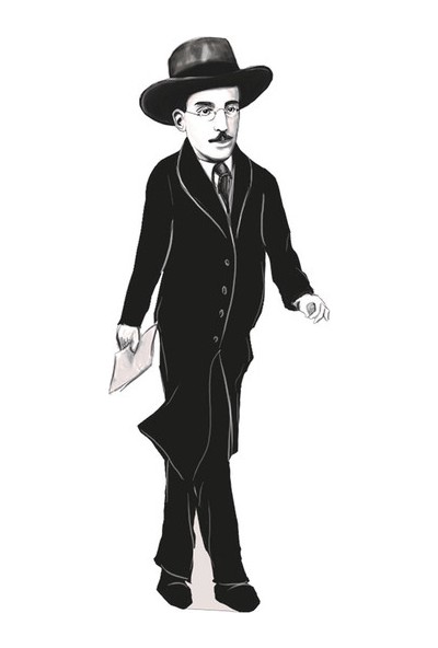 Fernando Pessoa (Karikatür) - Ayraç Fernando Pessoa (Karikatür) - Ayraç