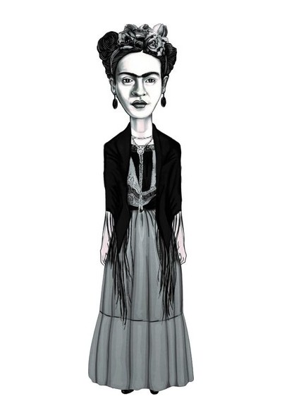 Frida Kahlo (Karikatür) - Ayraç Frida Kahlo (Karikatür) - Ayraç