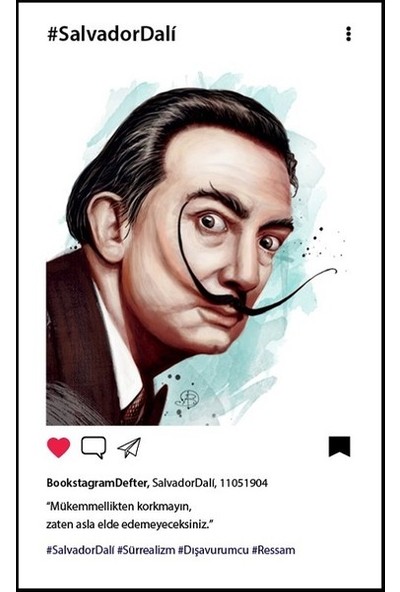 Dali - Bookstagram Defter