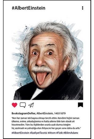 Einstein - Bookstagram Defter