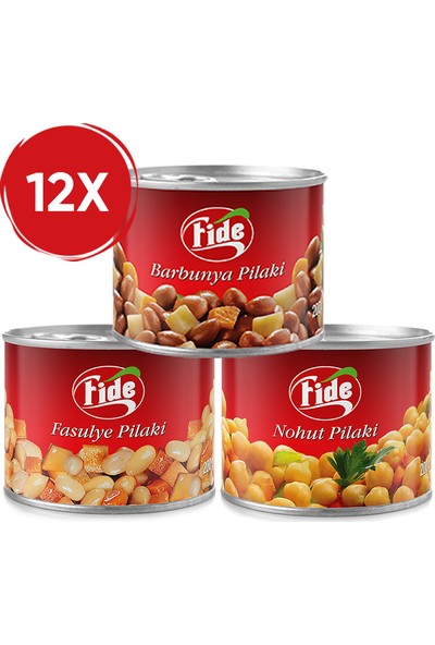 Fide Karışık Pilaki Kolisi 12 X 200 Gr