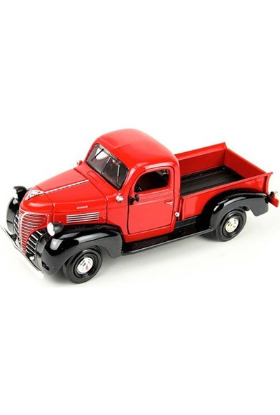 Motormax 1941 Plymouth Pickup Kırmızı Model Araba 1/24 Motormax 1941 Plymouth Pickup Kırmızı Model Araba 1/24