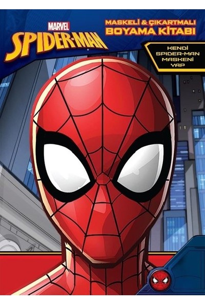 Marvel Spider-Man Maskeli Ve Çıkartmalı Boyama Kitabı Marvel Spider-Man Maskeli Ve Çıkartmalı Boyama Kitabı