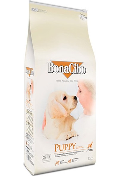 Bonacibo Puppy Tavuklu ve Balıklı Yavru Köpek Maması 3 kg Bonacibo Puppy Tavuklu ve Balıklı Yavru Köpek Maması 3 kg