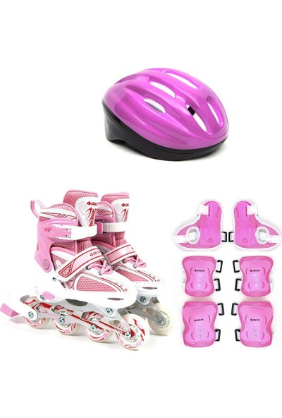Delta Alüminyum 35-38 Paten Set - Paten + Kask + Koruyucu Set Delta Alüminyum 35-38 Paten Set - Paten + Kask + Koruyucu Set