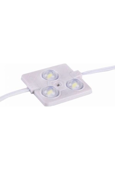 Hanover Kare Mercekli 3 Çipli 3 Ledli 5050 Modül LED Silikonlu Beyaz Renk 5'li Hanover Kare Mercekli 3 Çipli 3 Ledli 5050 Modül LED Silikonlu Beyaz Renk 5'li