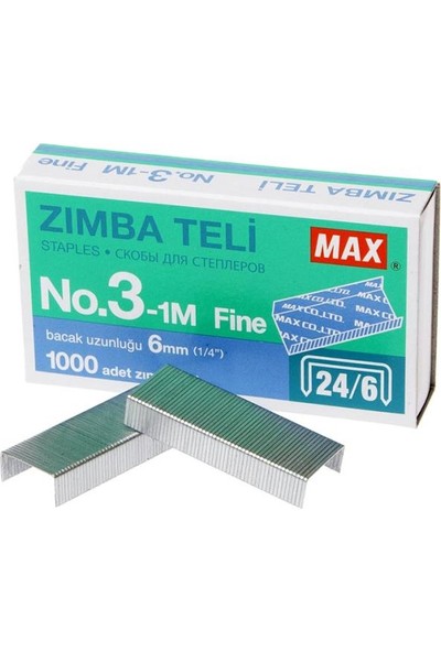 Max Zımba Teli No 3-1M 20 Li