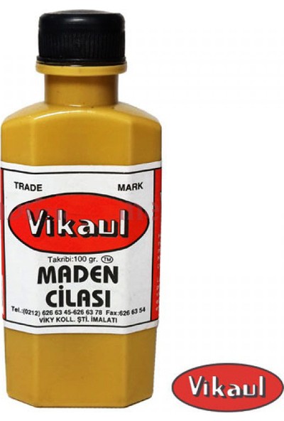 Popvitrin Vikaul Metal Parlatıcı / Maden Cilası, Kavil 100 Gr