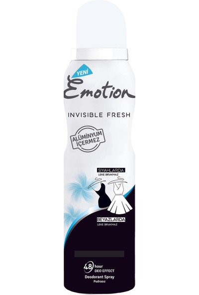 Emotion Invisible Fresh 150 ml Kadın Deodorant Emotion Invisible Fresh 150 ml Kadın Deodorant