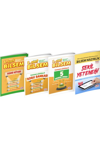 Bilsem 1. Sınıf Hazırlık Seti 4 Kitap Bilsem 1. Sınıf Hazırlık Seti 4 Kitap
