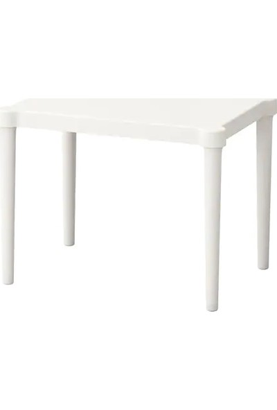 Utter Çocuk Masası - Beyaz - Plastik - Kolay Monte Edilip Sökülebilir Utter Çocuk Masası - Beyaz - Plastik - Kolay Monte Edilip Sökülebilir