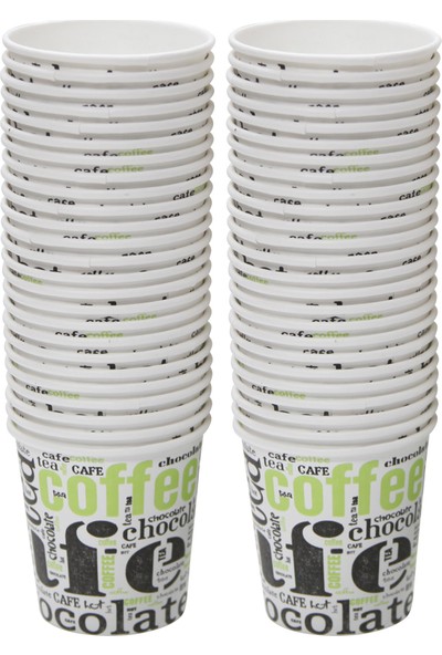 Vi! Plus Karton Bardak 7 Oz 50 li Paket Karton Bardak