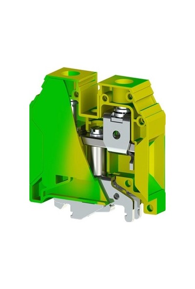 Onka 10 mm Yeşil Sarı Ray Klemens 10'lu