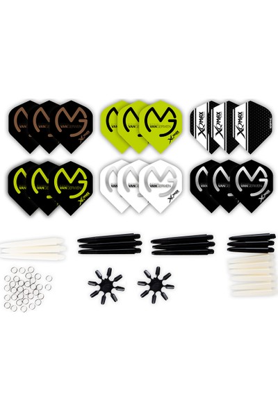 XQ Max QD7000200 Michael van Gerwenn Dart Aksesuar Seti