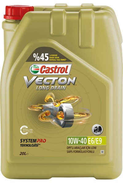 Castrol Vecton 10W-40 E6/E9 20 Litre Motor Yağı ( Üretim Yılı: 2021 ) Castrol Vecton 10W-40 E6/E9 20 Litre Motor Yağı ( Üretim Yılı: 2021 )