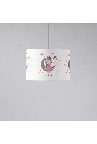 Evmila Beyaz Aya Oturan Kız Avize Modeli L1061