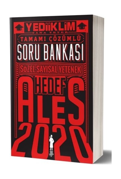 Yediiklim Yayınları 2020 ALES Sözel Sayısal Yetenek Çözümlü Soru Bankası