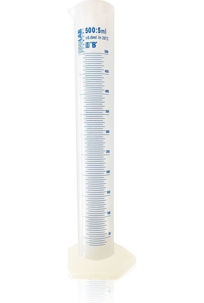 Isolab 500Ml Plastik Mezür Mavi Skala Isolab 500Ml Plastik Mezür Mavi Skala