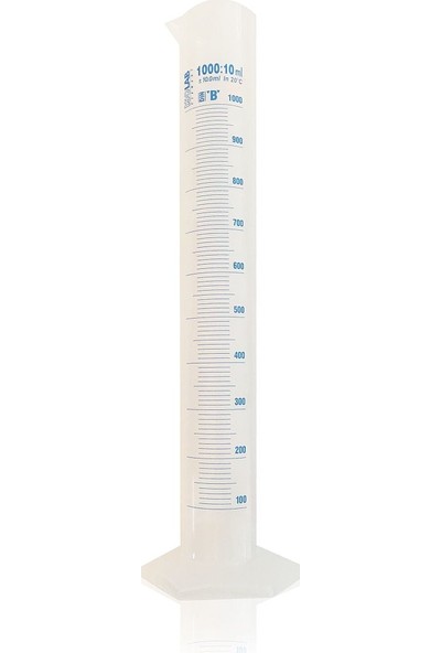 Isolab 1000Ml Plastik Mezür Mavi Skala Isolab 1000Ml Plastik Mezür Mavi Skala