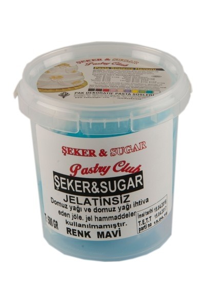 Şeker Sugar Şeker Hamuru Mavi 500 gr